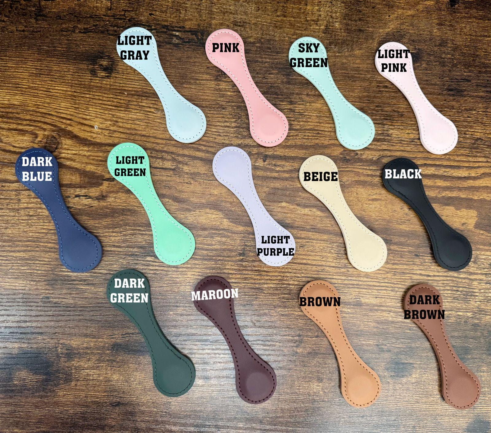 Personalized Magnetic Bookmark – Custom Leather Bookmarks for Book ...