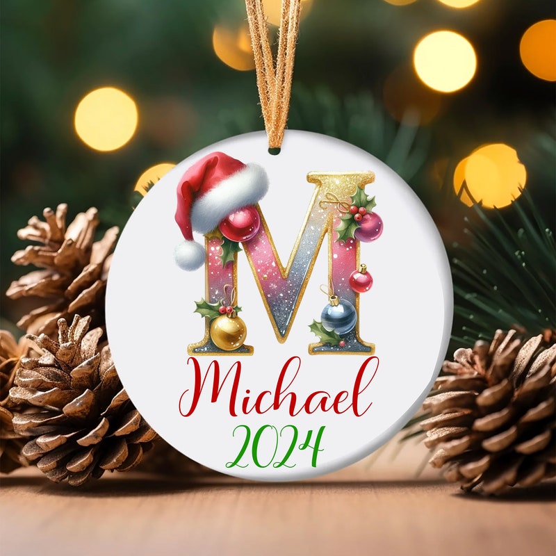 Monogram Ornament - Etsy