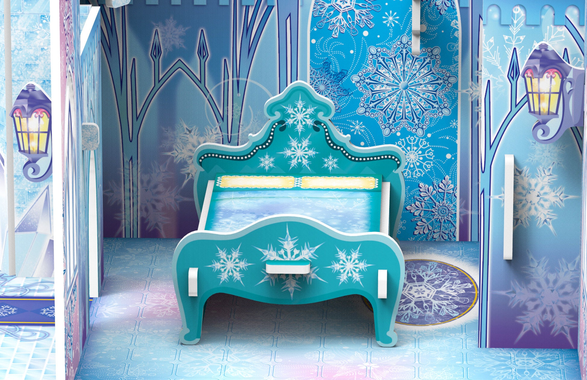 Build Your Own Princess Ice Castle, 3D Puzzle for Kid, DIY Modelling ...