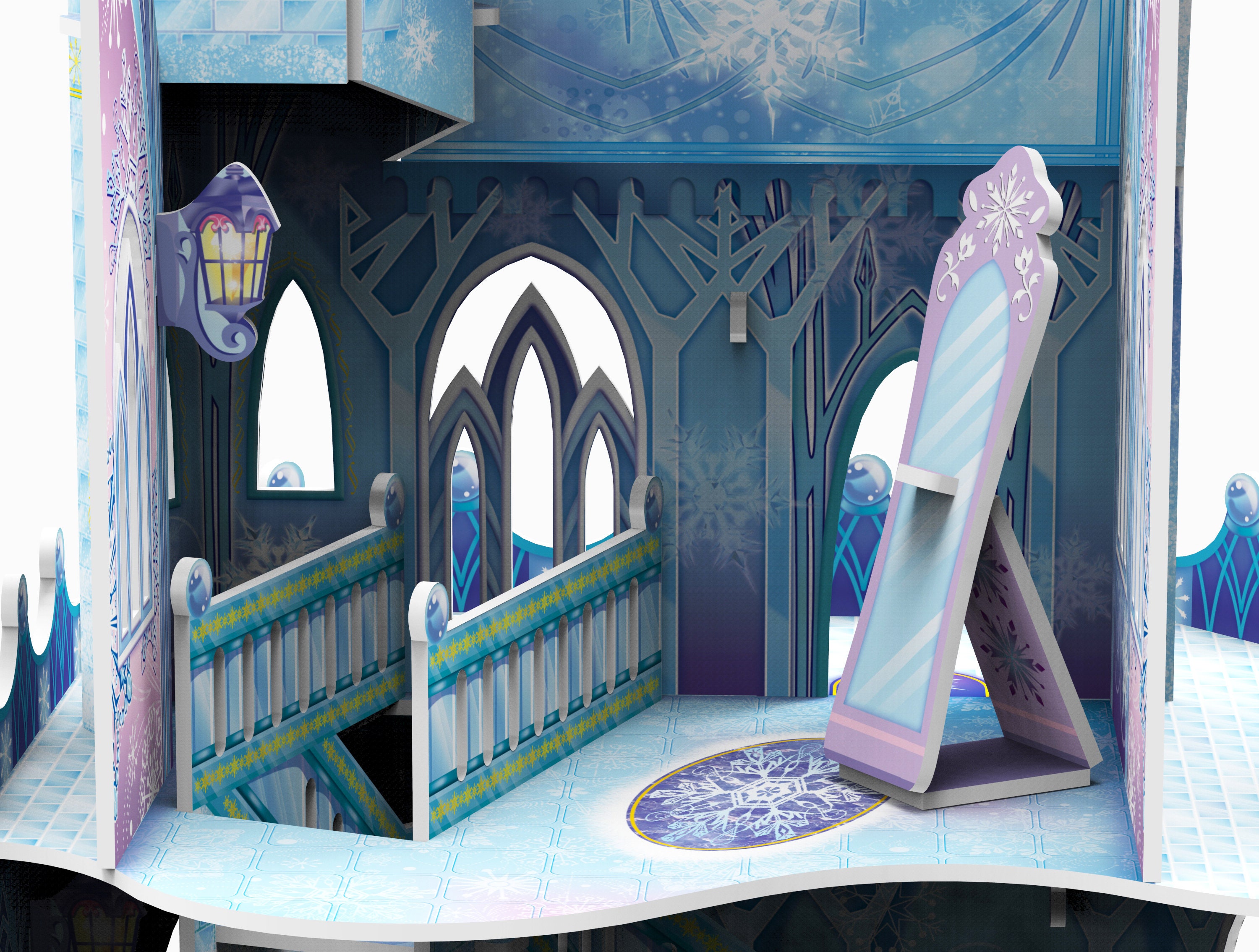Build Your Own Princess Ice Castle, 3D Puzzle for Kid, DIY Modelling ...
