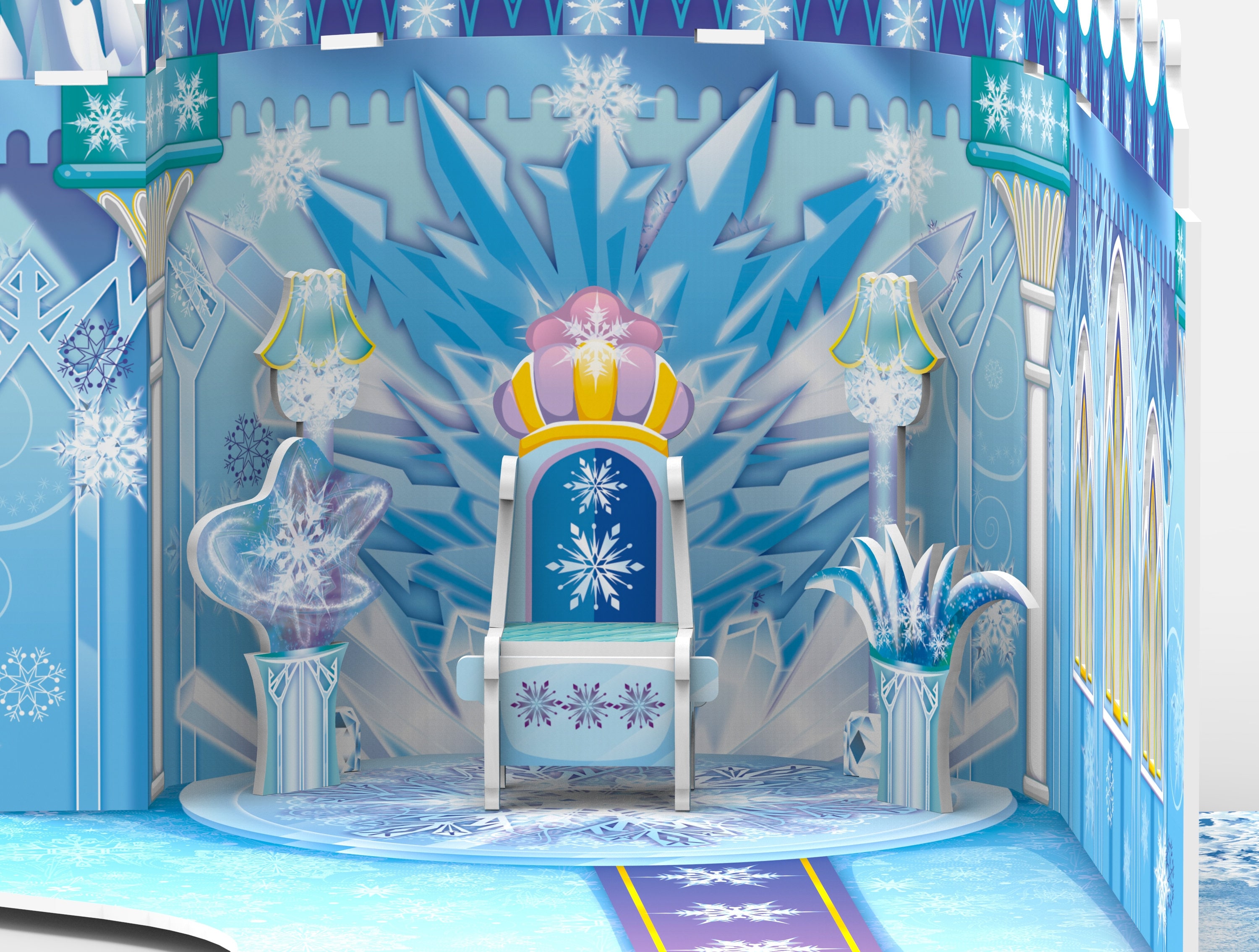 Build Your Own Princess Ice Castle, 3D Puzzle for Kid, DIY Modelling ...