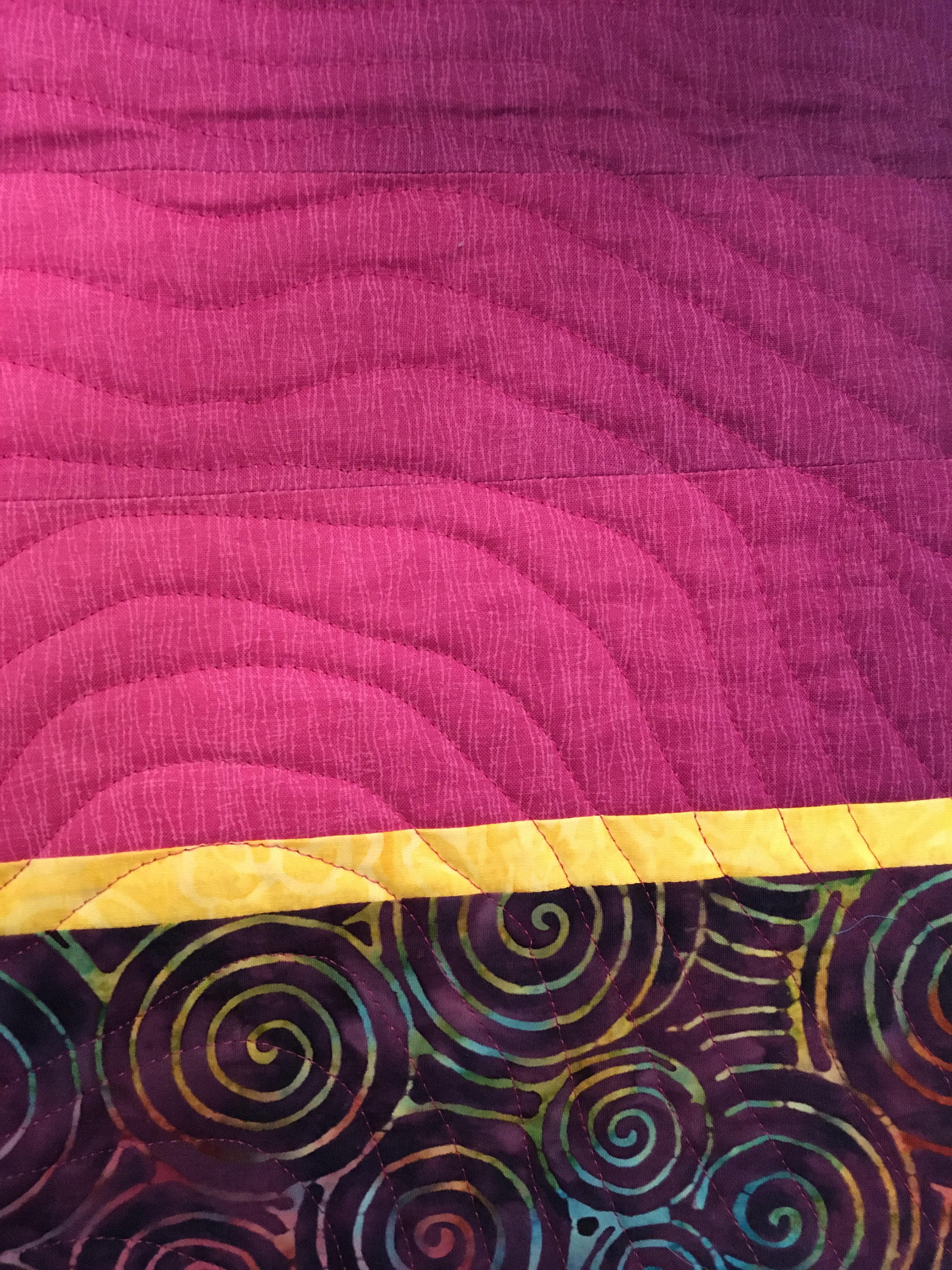 Two Fabric Bargello Quilt - Etsy