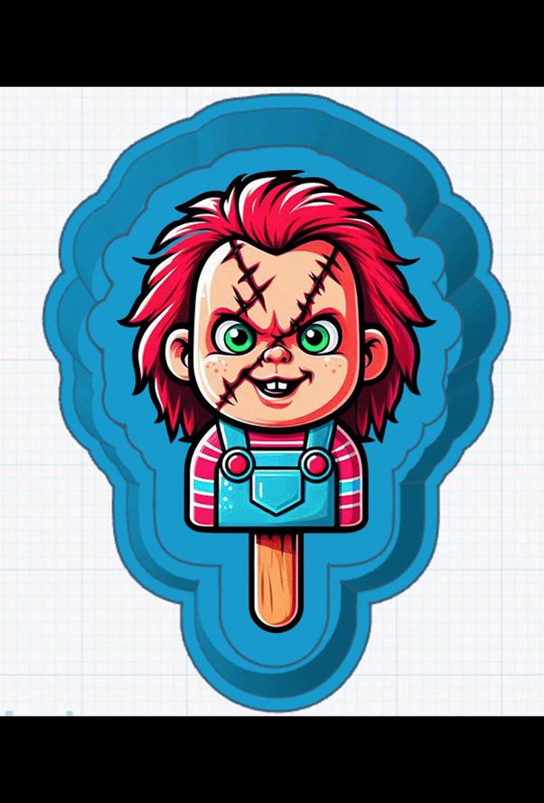Horror Guy 1 / Popsicle/ Freshie STL File - Etsy