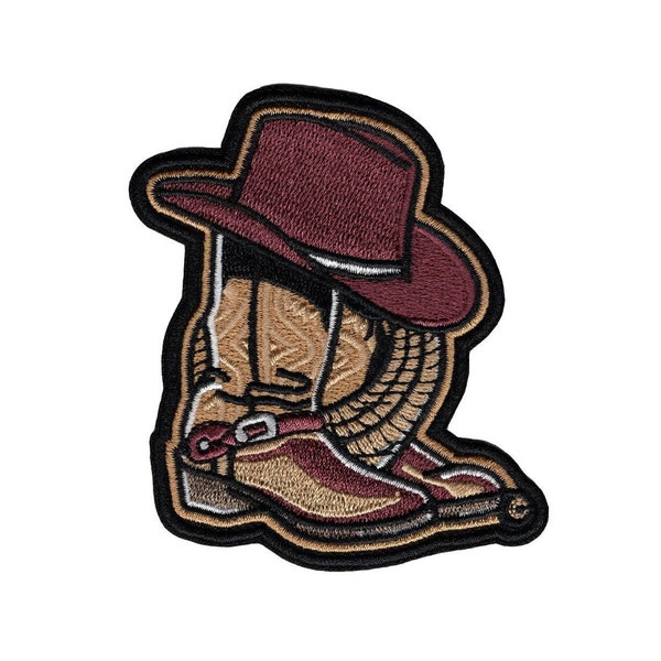 Vintage Western Patch Rodeo Cowboy - Etsy