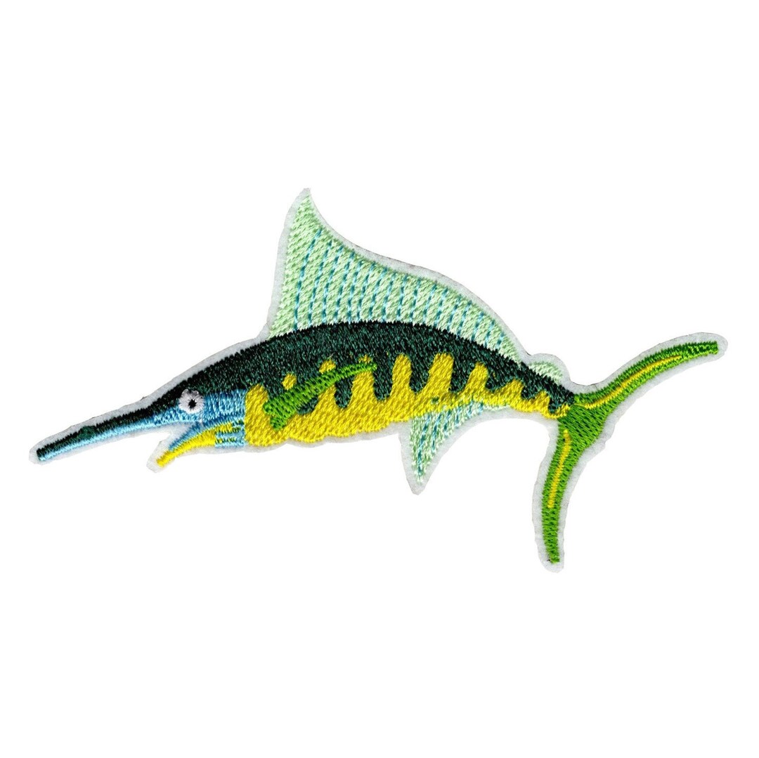 Sailfish Fish Fishing Embroidered Iron on Sew on Applique - Etsy