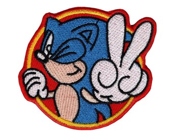 Sonic the Hedgehog Applique - Etsy
