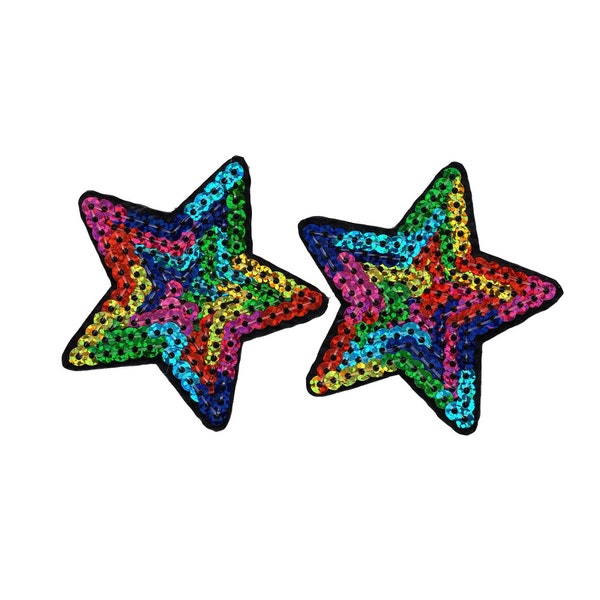Sequin Stars - Etsy