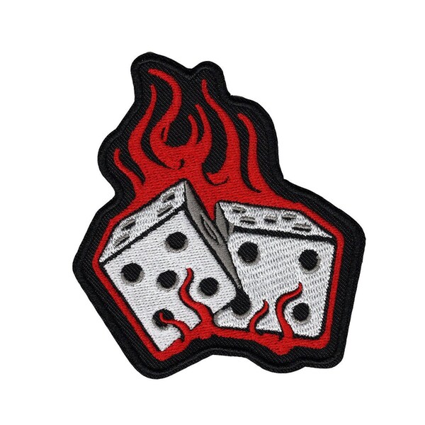 Flaming Dice - Etsy