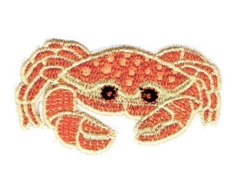 Embroidered Patch Crab - Etsy