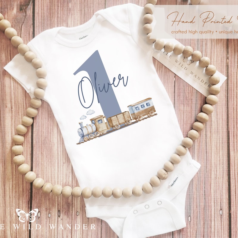 Train Onesie - Etsy