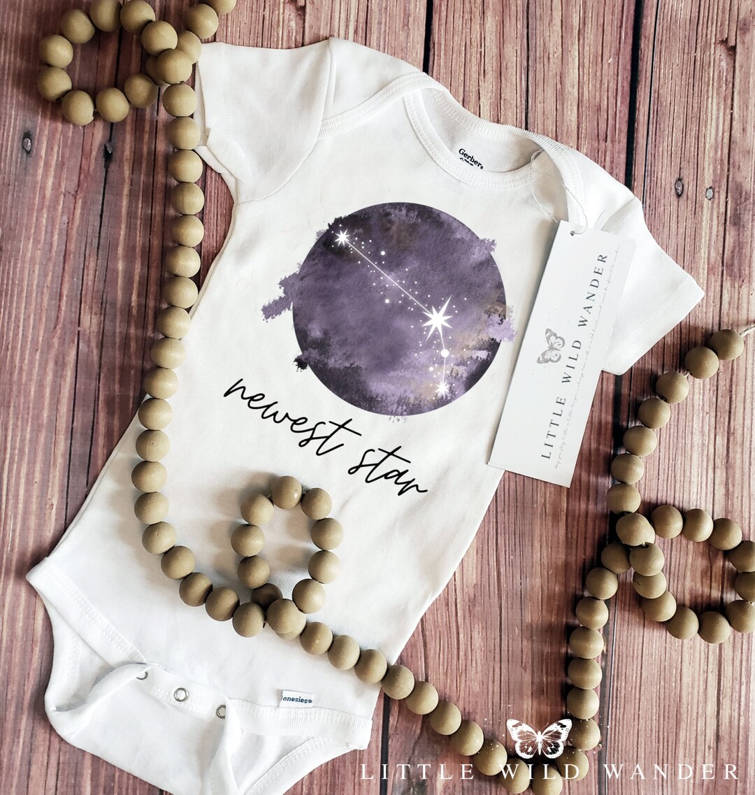Newest Star Baby Onesie® Constellation Announcement Bodysuit, Space ...