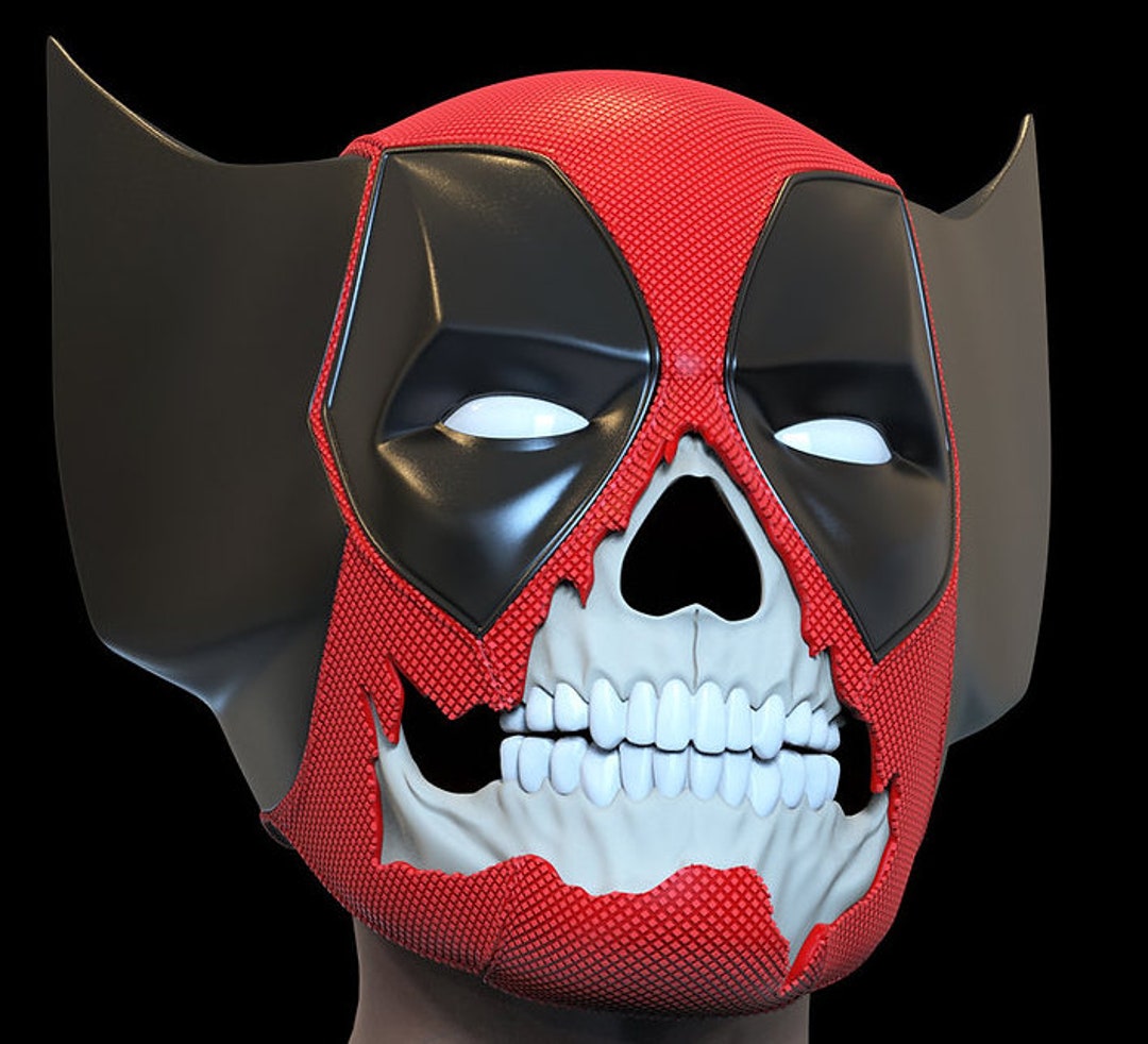 POOLVERINE Skull Cosplay Helmet - Etsy