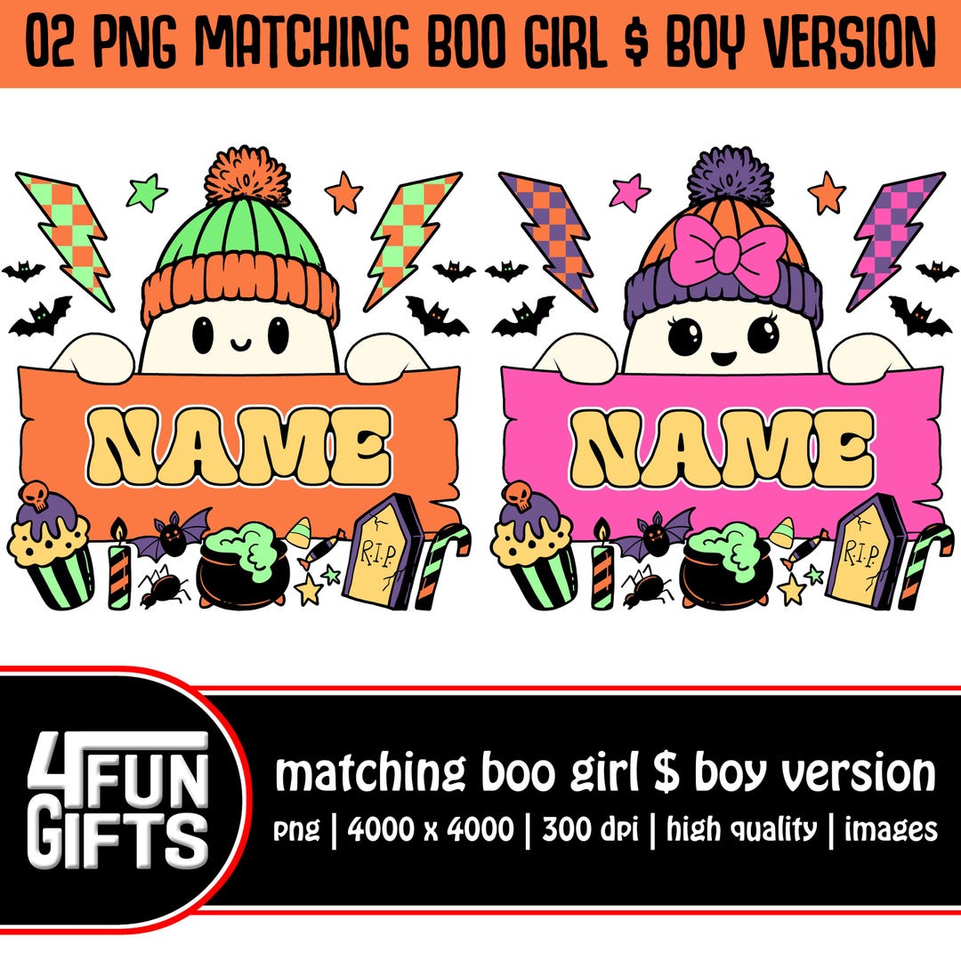 Personalized Name Halloween PNG: Custom Font Designs (digital Download ...