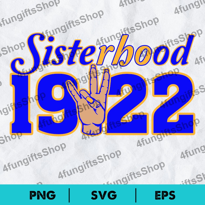 Sgrho 1922 Sorority Sisterhood Hand Sign Includes EPS SVG & - Etsy