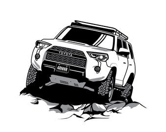 4runner Toyota Forerunner SUV TRUCK CAR Digital Art Transparent ...