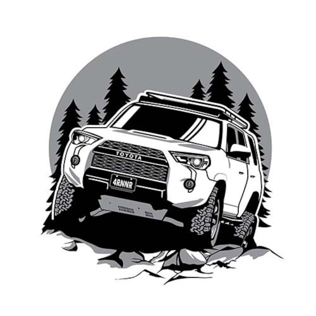 4runner Toyota Forerunner SUV TRUCK CAR Digital Art Transparent ...