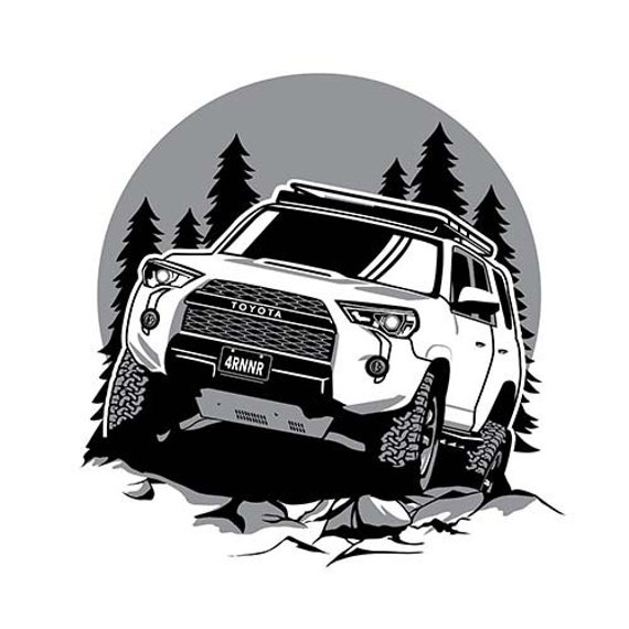 4runner Toyota Forerunner SUV TRUCK CAR Digital Art - Etsy