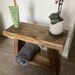 Rustic Wooden Milking Stool Side Table Bathroom Stool - Etsy UK