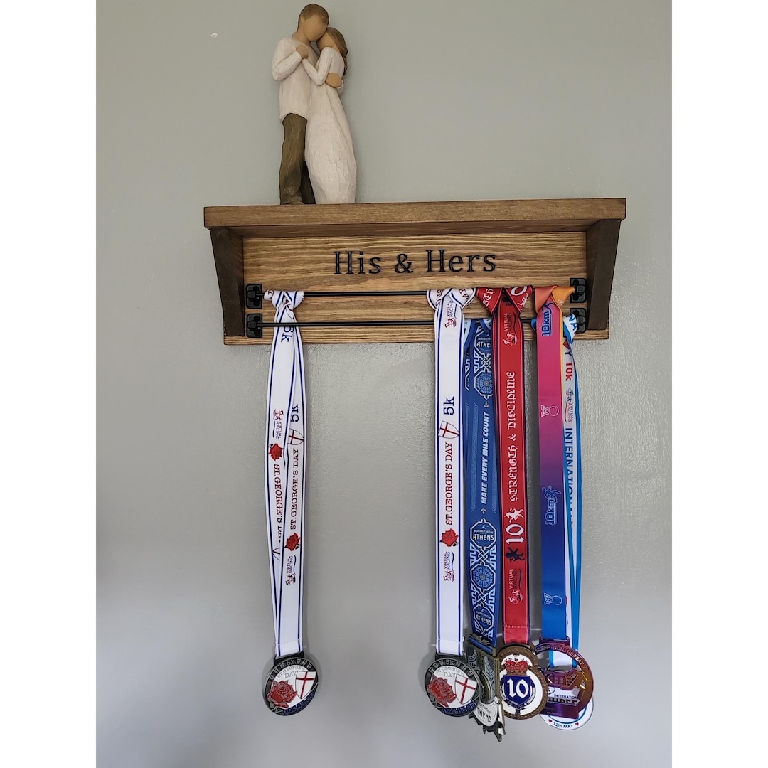 Medal, Trophy Rail With Shelf - Etsy