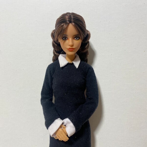 Wednesday Doll Dress - Etsy