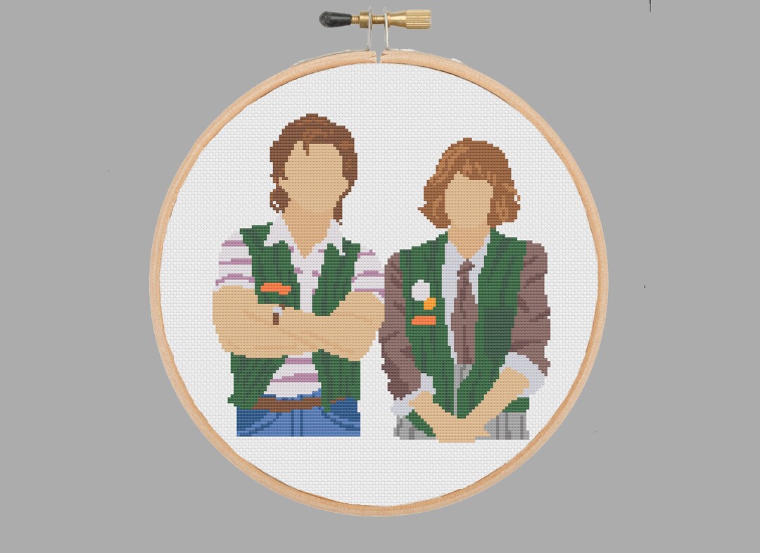 Season 4 Steve and Robin Cross Stitch Pattern PDF - Etsy