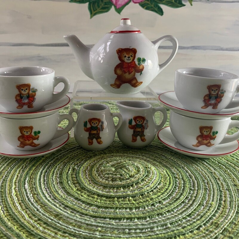 Bear Tea Set - Etsy