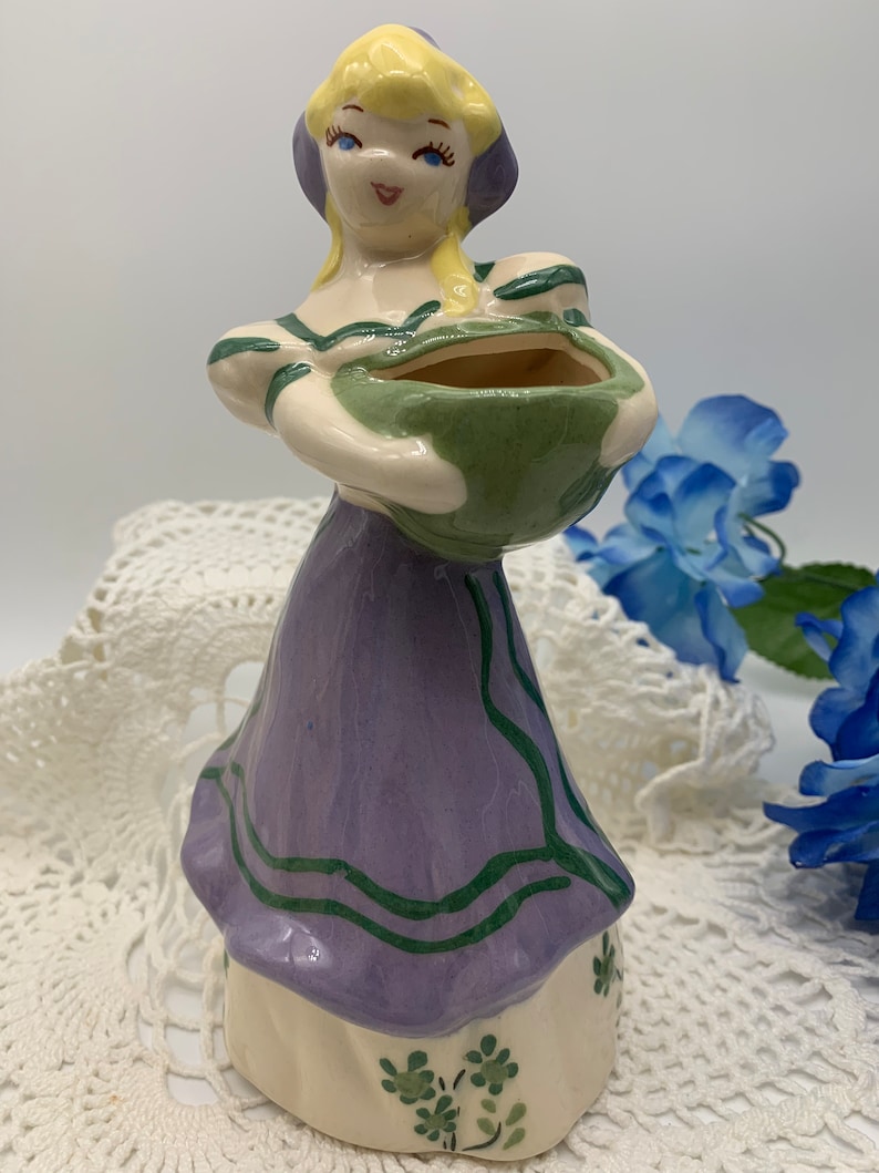 Vintage California Pottery Lady Planters Vase Vintage - Etsy