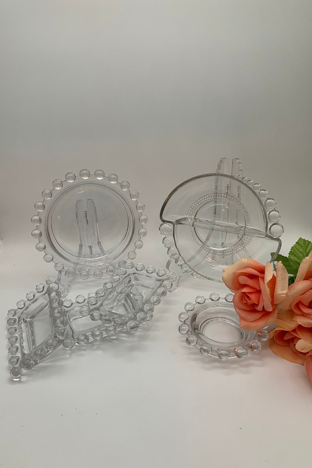Vintage Bubble Glassware, Imperial Glass, Duncan and Miller Teardrop ...
