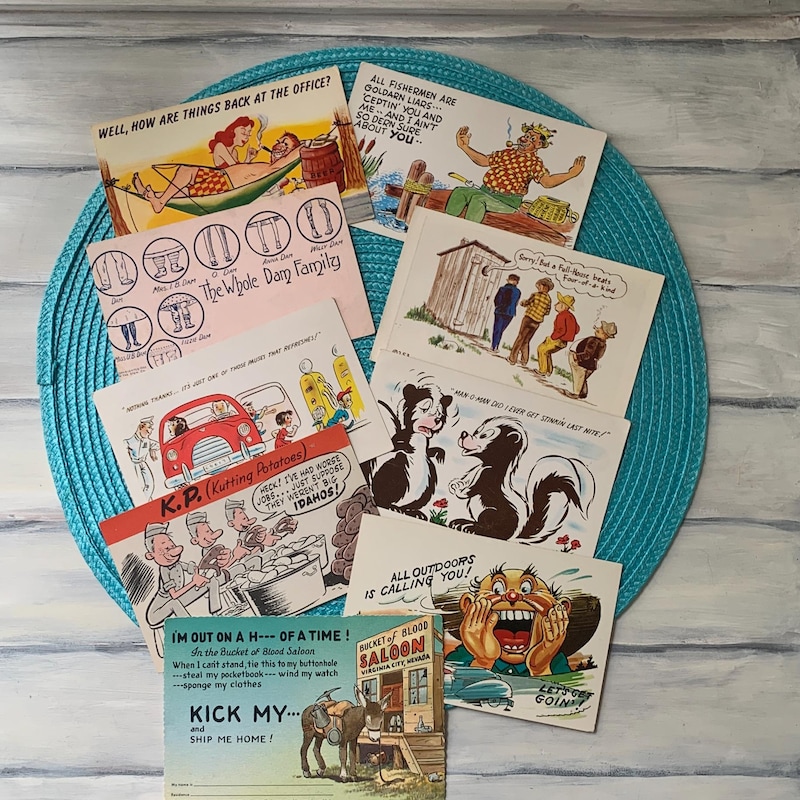 Kitsch Postcards - Etsy