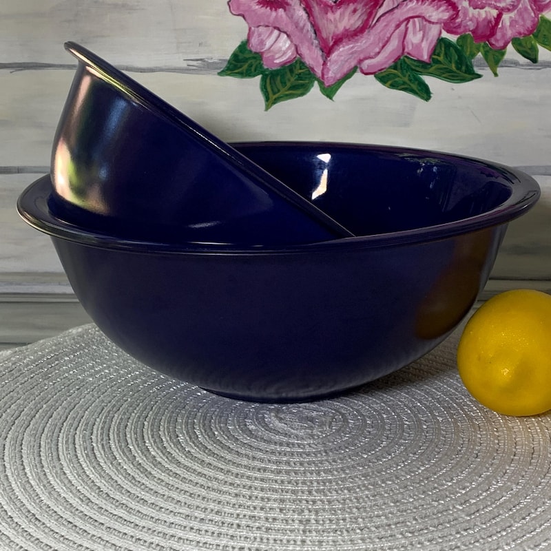 Cobalt Blue Glassware 1980s - Etsy