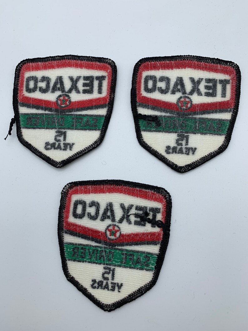 Vintage Texaco Patch 1976-1980, Employee Driver, Collectible New Old ...