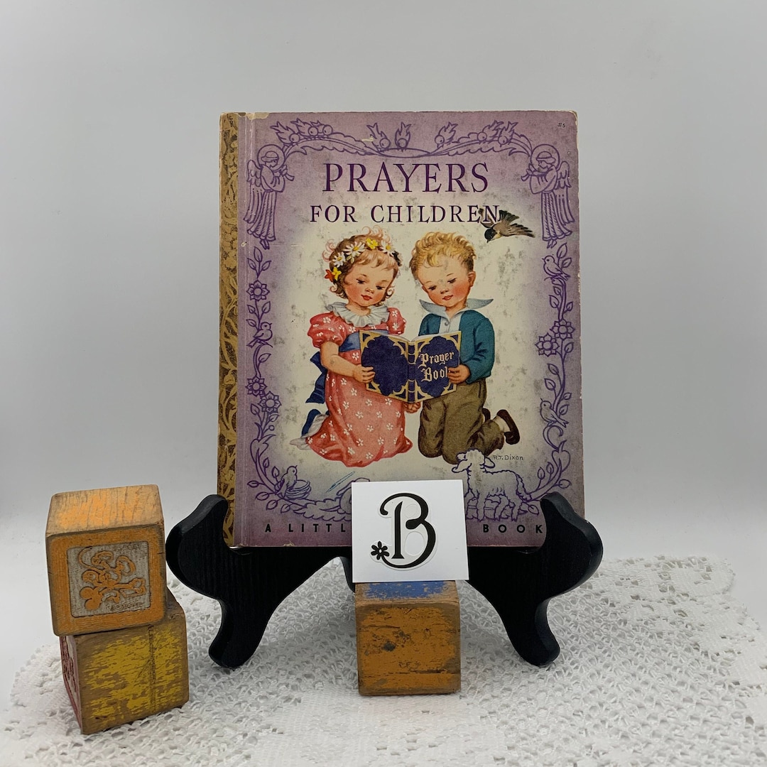 Vintage Little Golden Book Prayers for Children, 1942, Christian ...