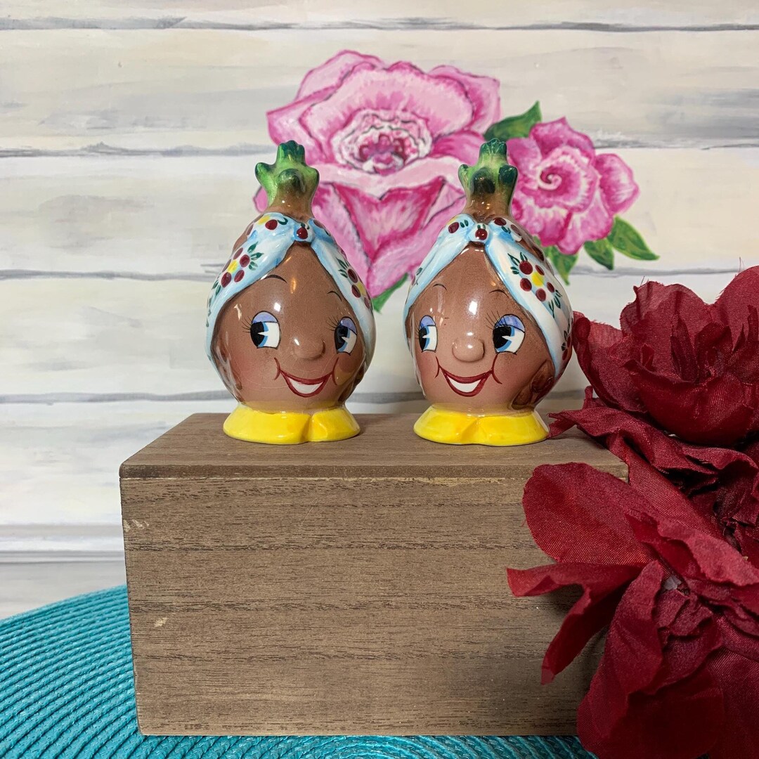 Vintage Minty PY Pineapple Salt and Pepper Shakers, Collectible Kitschy ...
