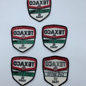 Vintage Texaco 1976-1980 Employee Patch, New Old Stock, Shirt Jacket ...