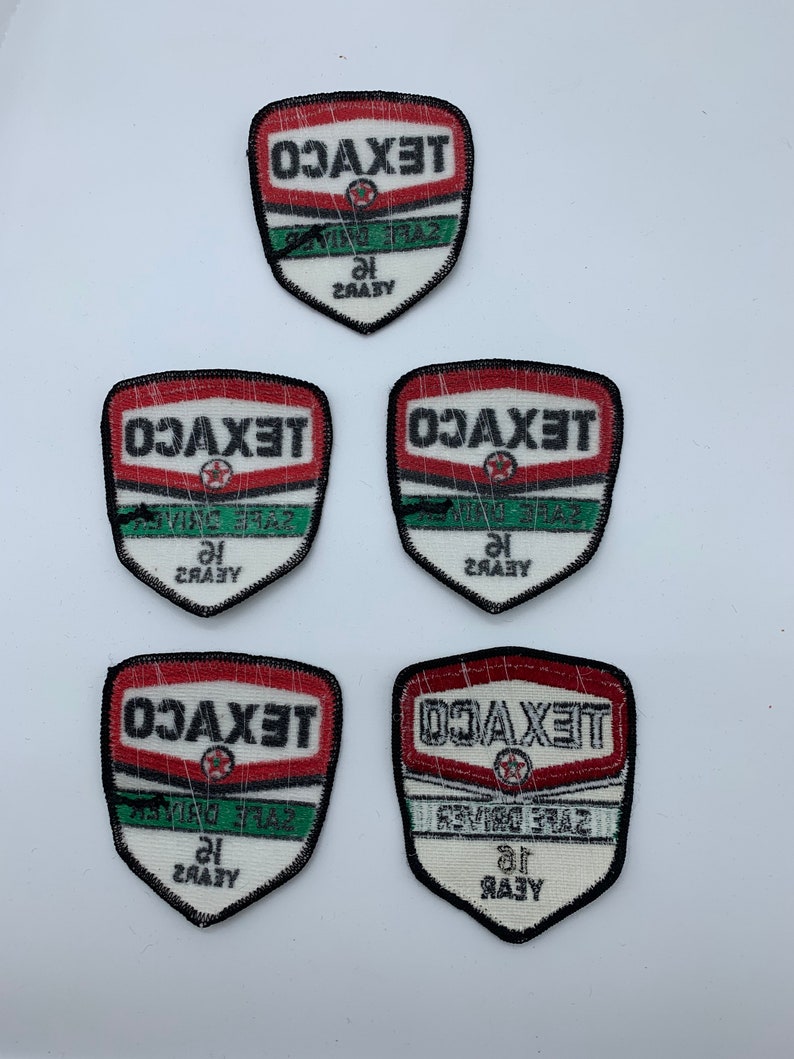 Vintage Texaco Patch 1976-1980, Employee Driver, Collectible New Old ...
