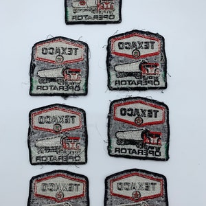 Vintage Texaco Patches 1970s-1980s, Employee Driver Operator ...