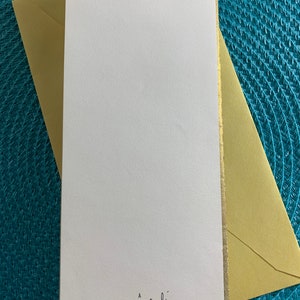 Vintage UNUSED Happy Birthday Greeting Card With Envelope, Kitschy Mid Century Modern, Gold ...