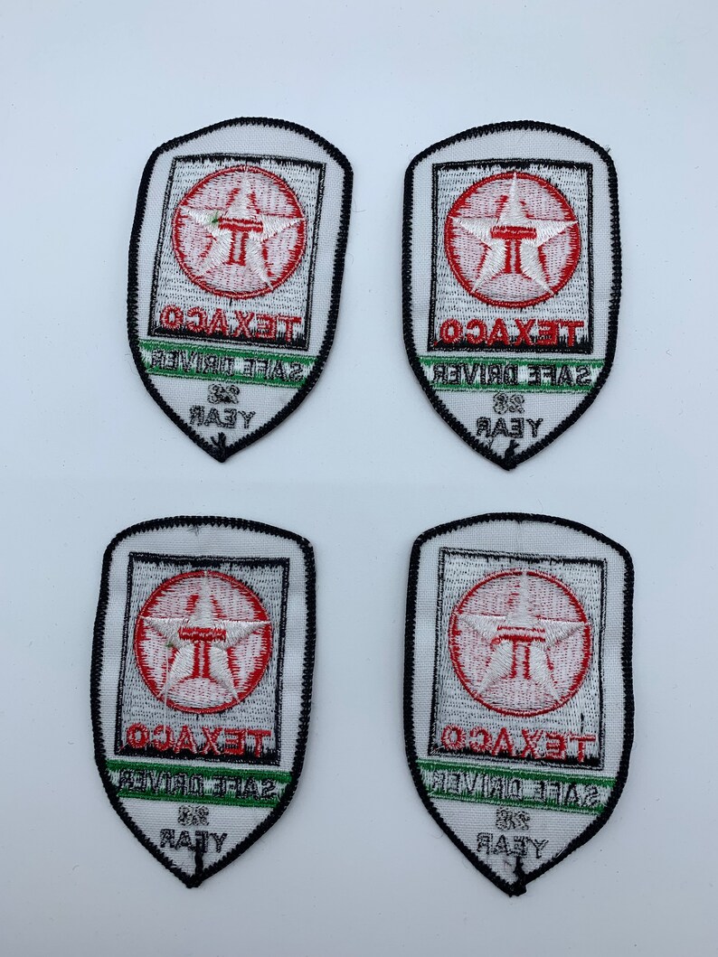 Vintage Texaco Patch 1991-1992, Employee Driver, Collectible New Old ...