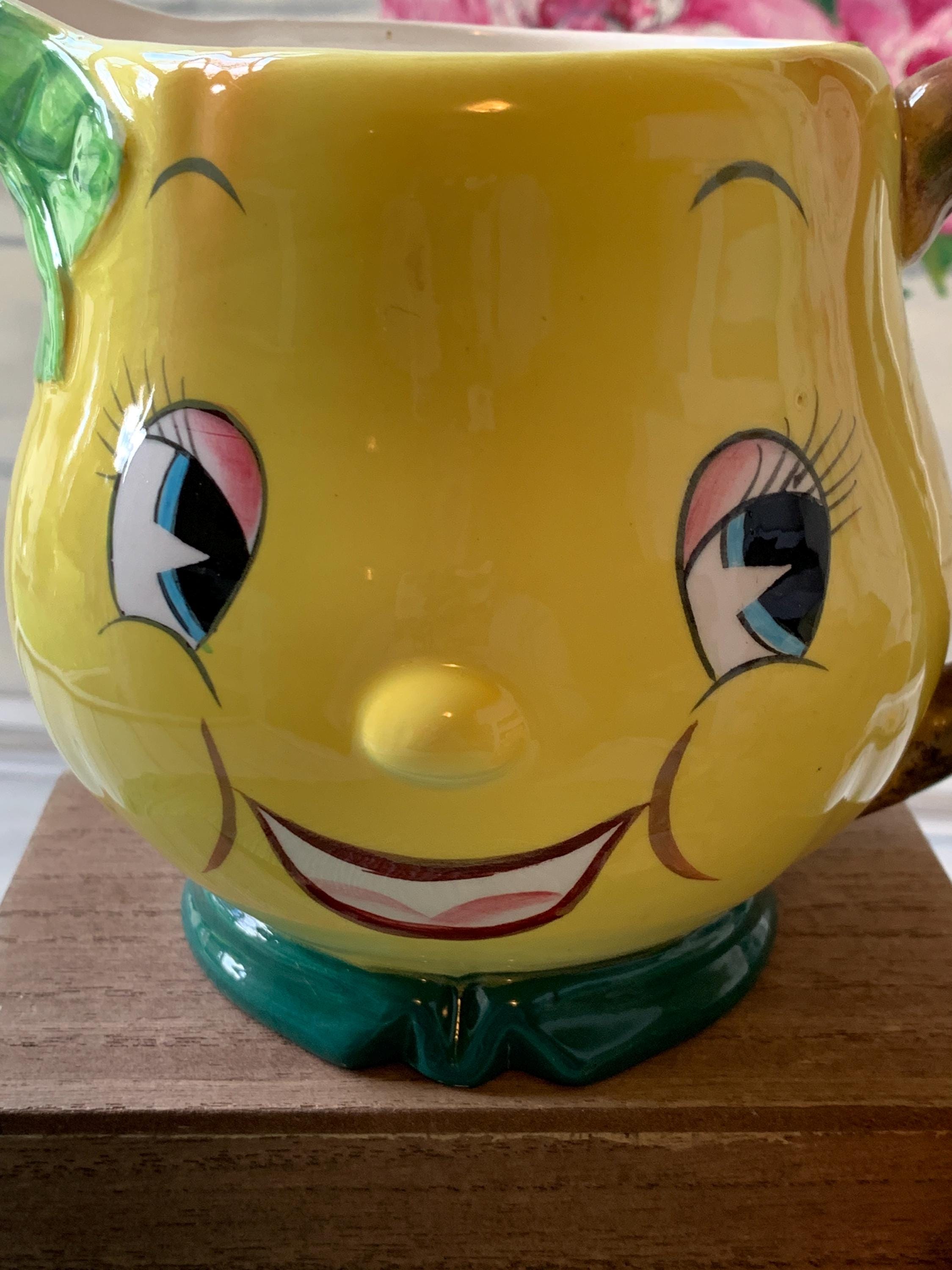RARE Minty 5" Vintage PY Miyao Pear Face Pitcher, Collectible ...