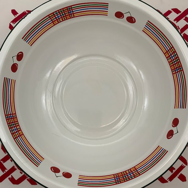 Enamelware Bowl - Etsy