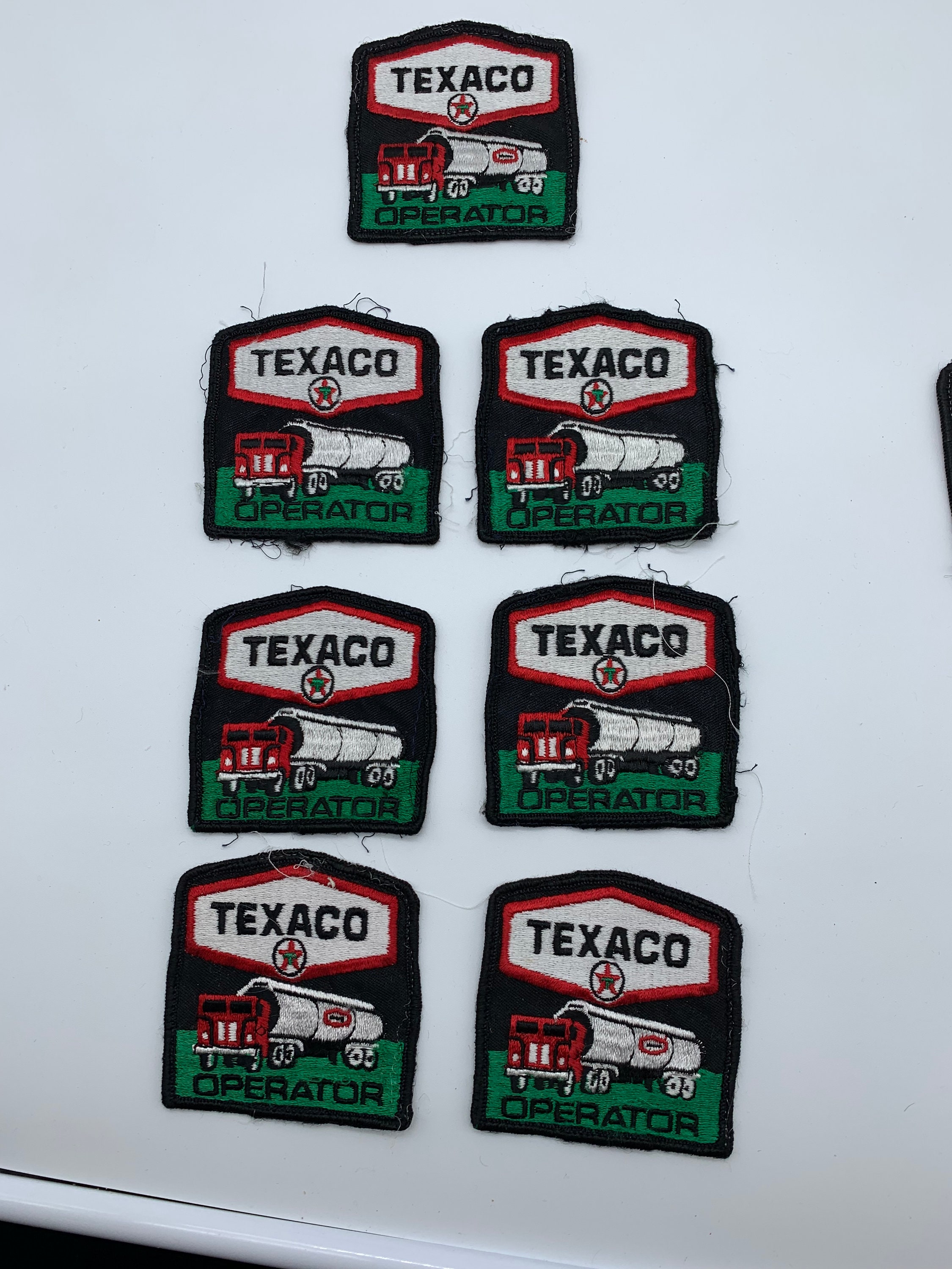 Vintage Texaco Patches 1970s-1980s, Employee Driver Operator ...