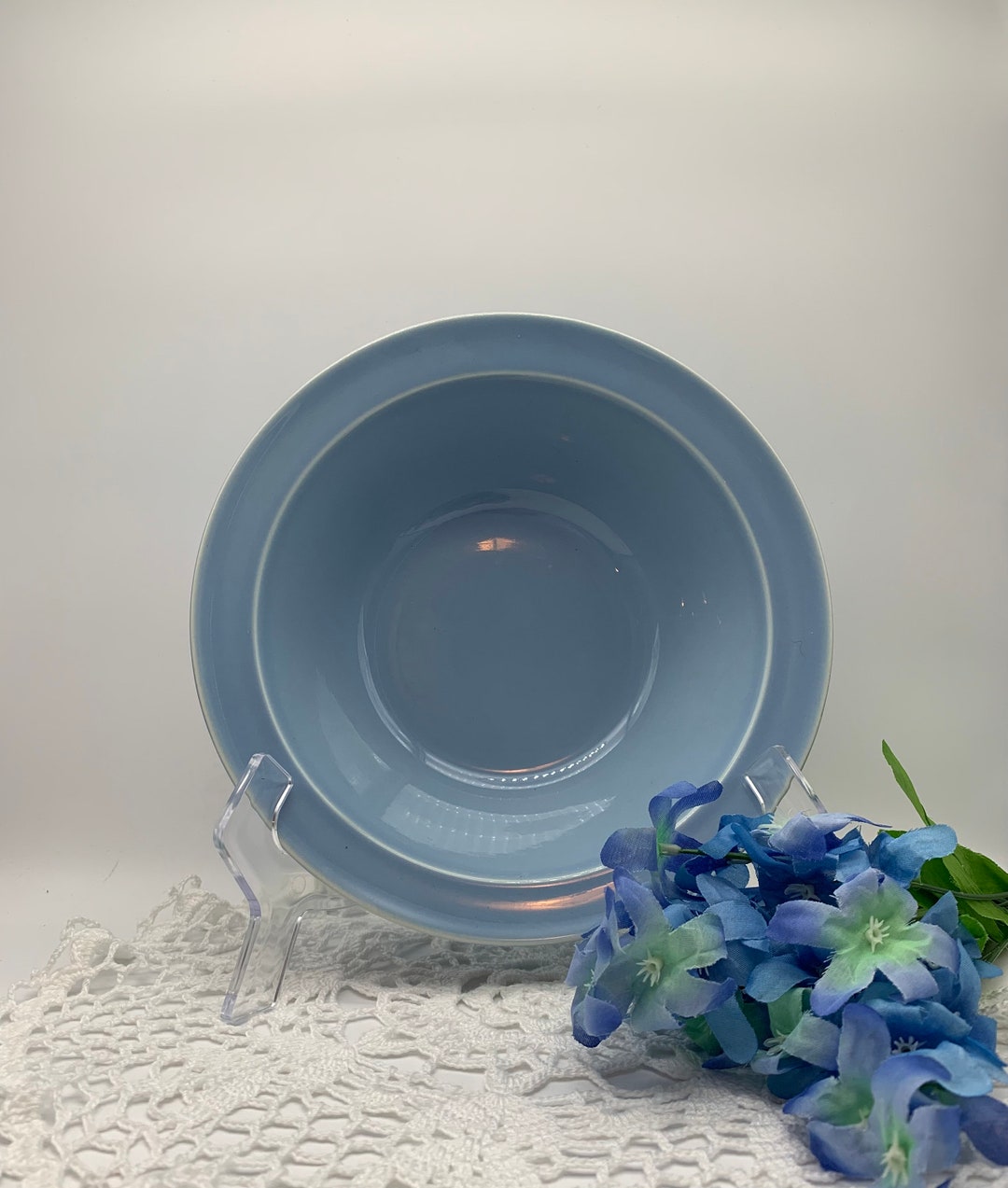 Vintage Luray Windsor Blue 9"vegetable Bowl, Taylor Smith Taylor ...