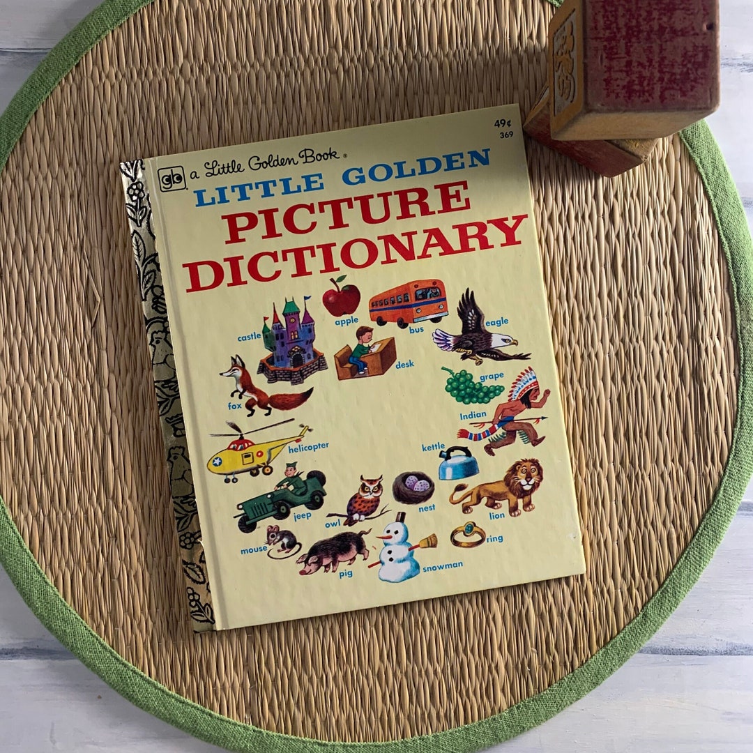 Vintage MINT Children's Book "picture Dictionary", Classic 'A Little ...