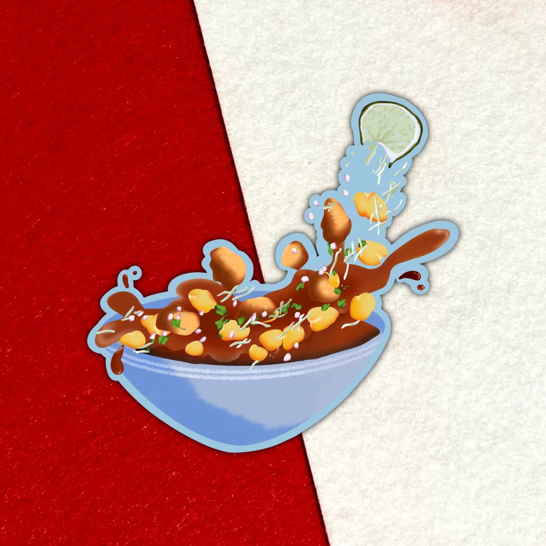 Deconstructed Pozole Sticker, Mexican Art Vinyl Decals, Waterproof ...