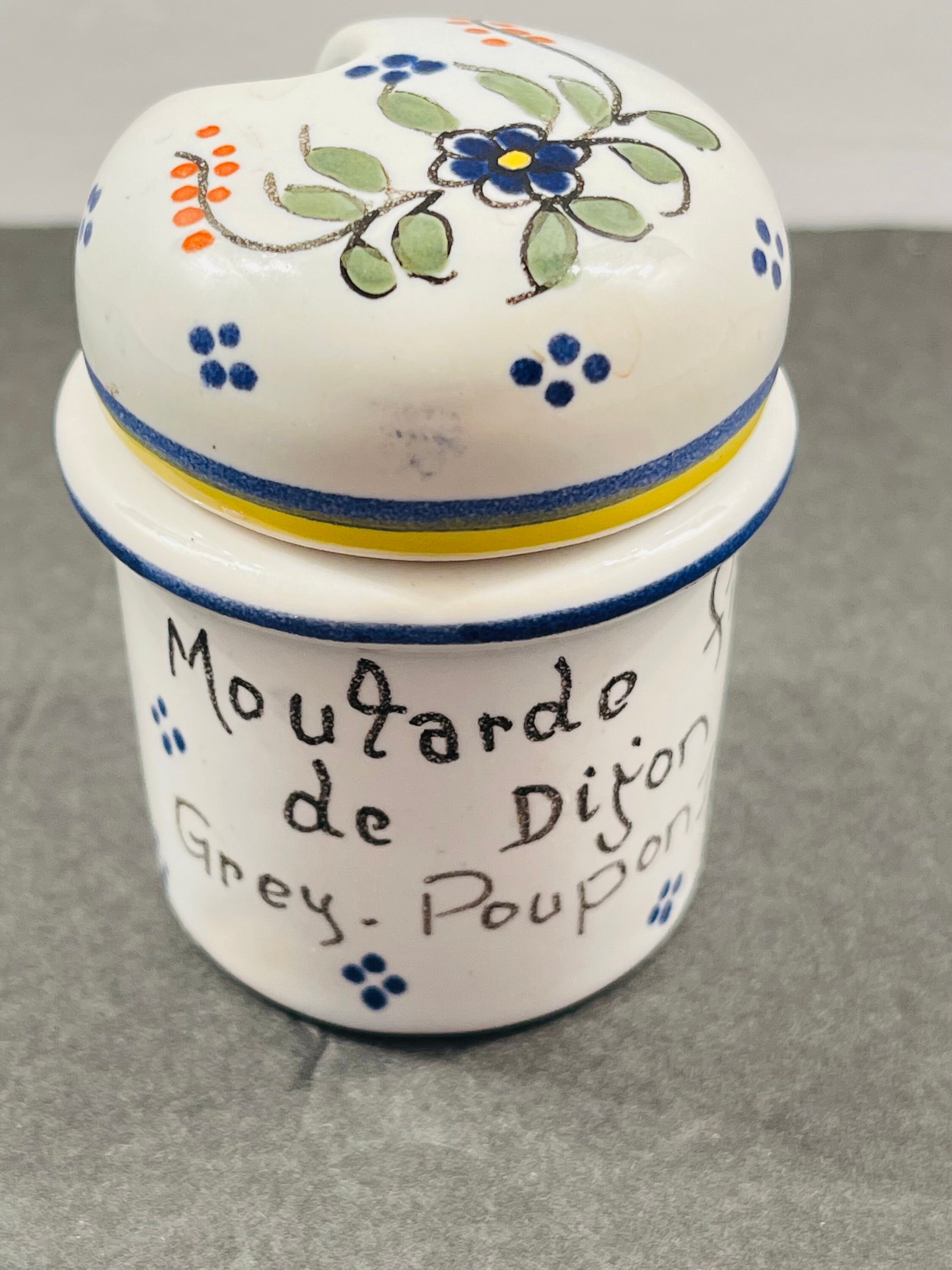 Vintage Moutarde Fine De Dijon Grey Poupon 1777 Mustard Jar - Etsy