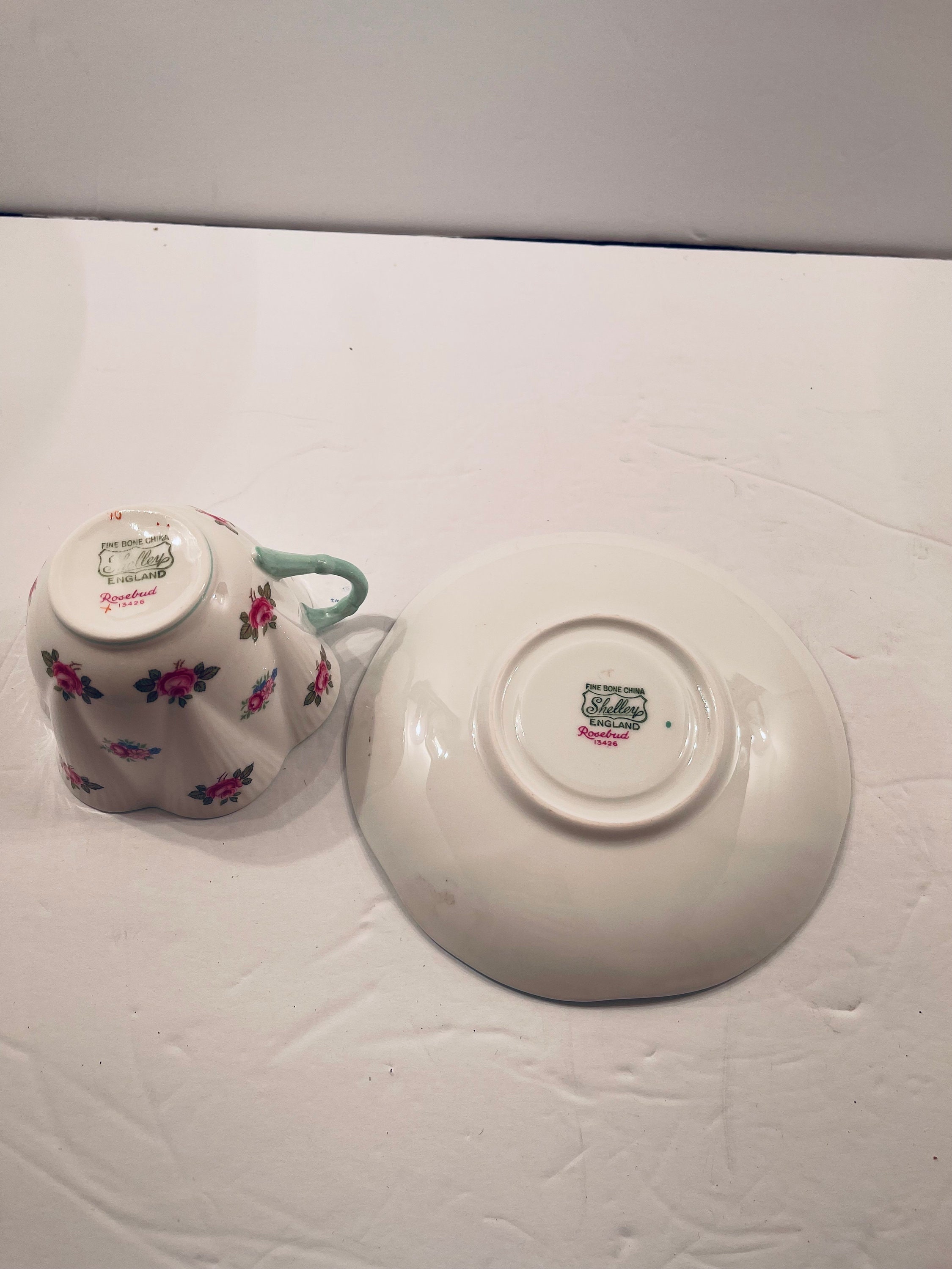 Vintage Shelly Bone China rose Bud Teacup and - Etsy UK
