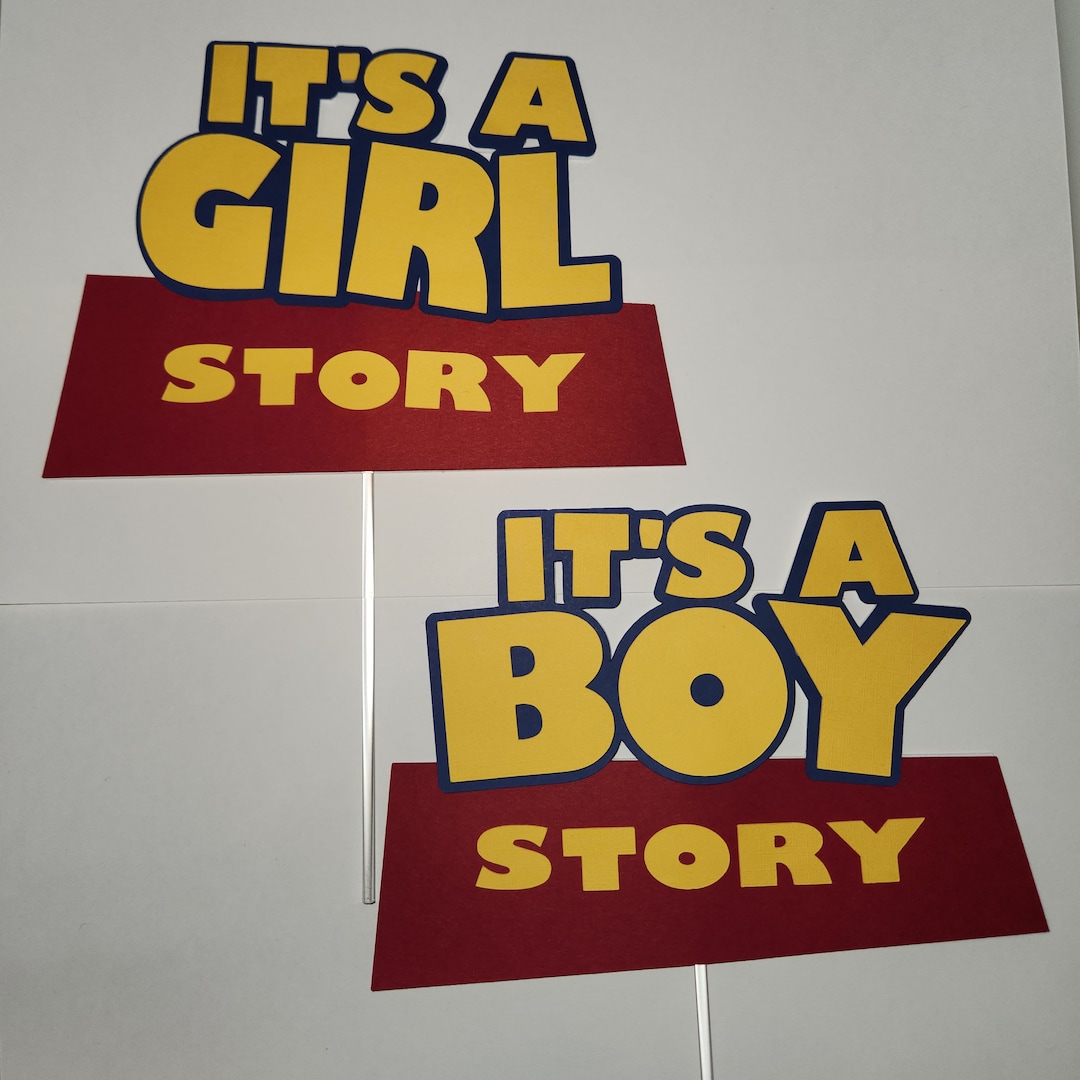 Toy Story Baby Shower Cake Topper It's a Boy It's A Girl - Etsy