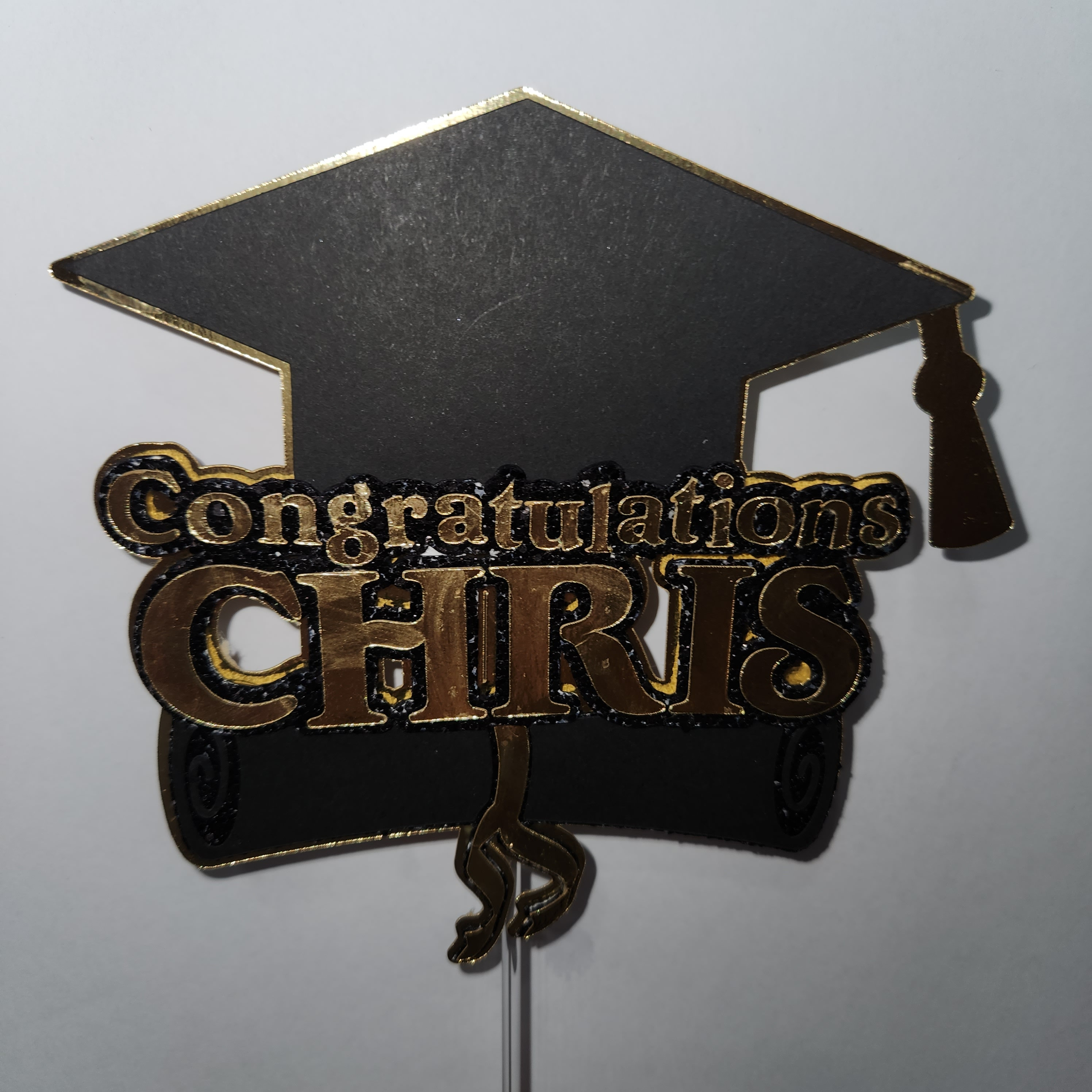 Graduation Cap and Diploma Cake Topper - Etsy