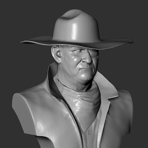 John Wayne STL 3d Model - Etsy