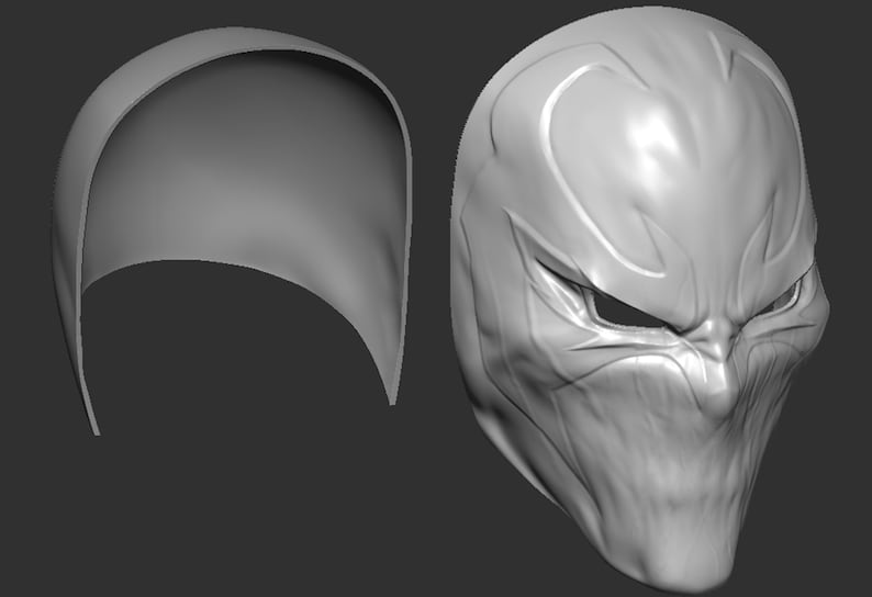 Spawn Mask Stl File - Etsy